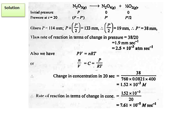 Physical Chemistry Problems